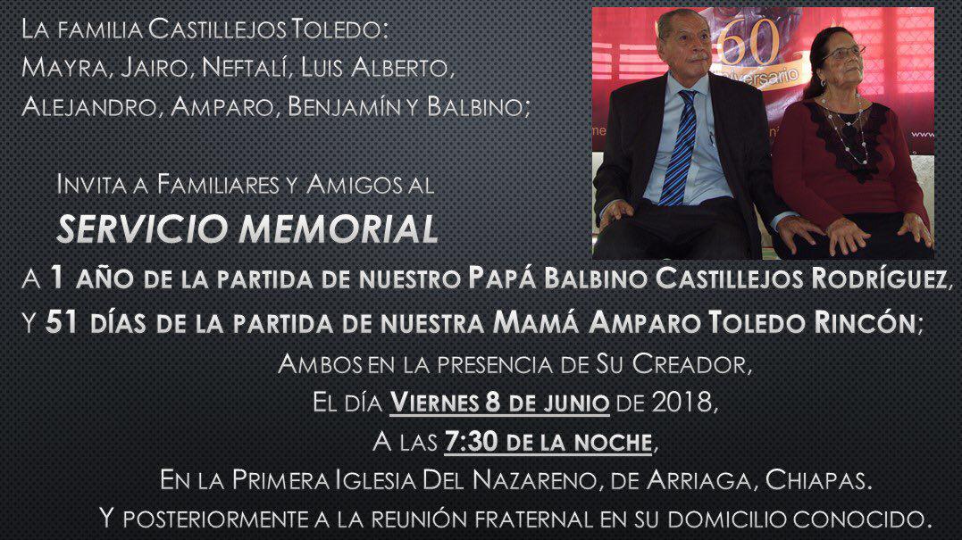 SERVICIO MEMORIAL – UNIVERSIDAD DEL PACÍFICO DE CHIAPAS